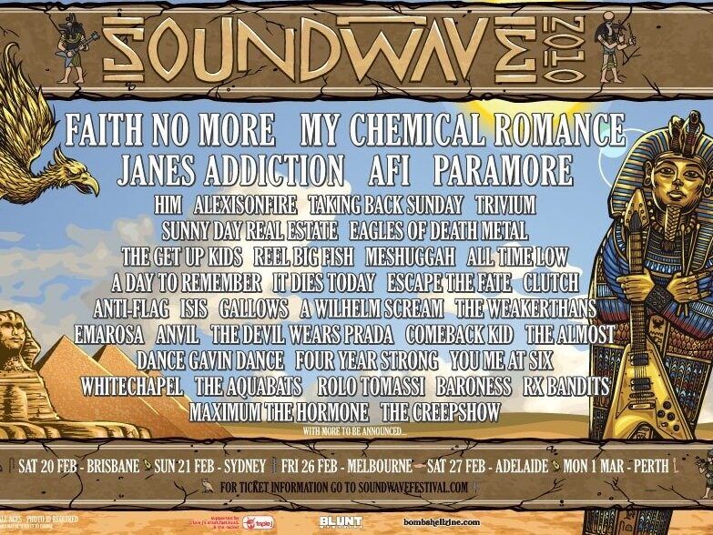 Australian Soundwave Music Festival Lineups For Each Year - Cigars ...